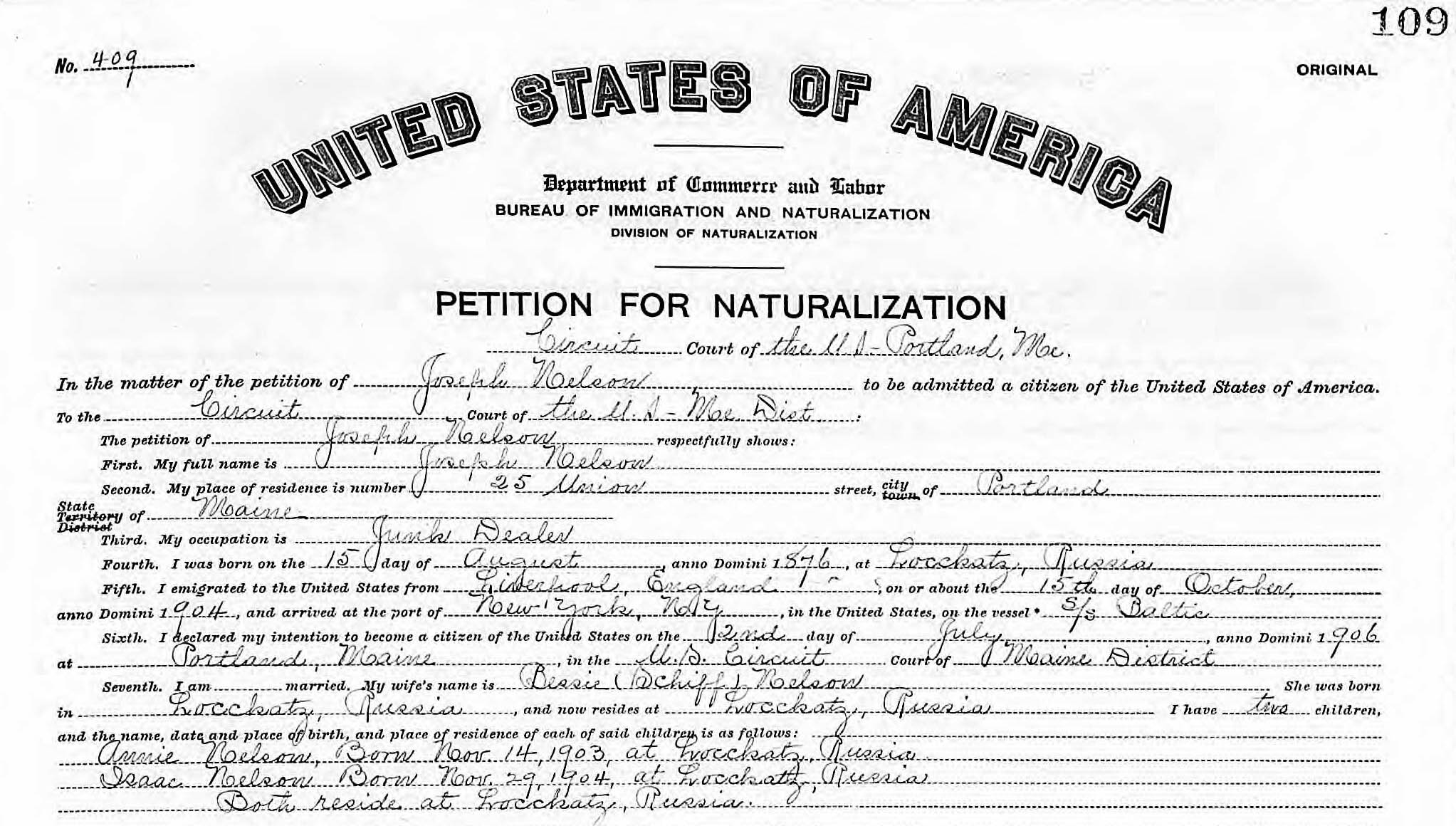 Nelson Family Name