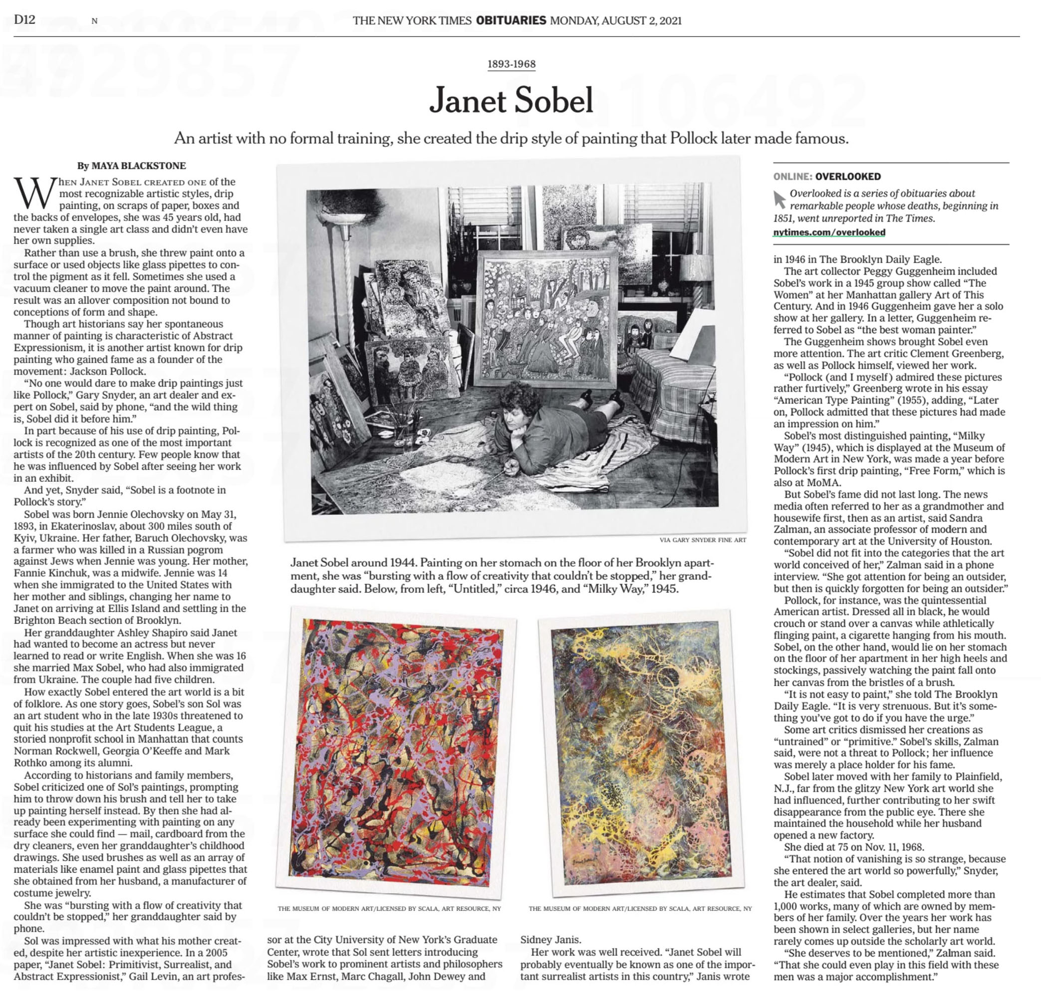 Max and Janet Sobel Genealogy
