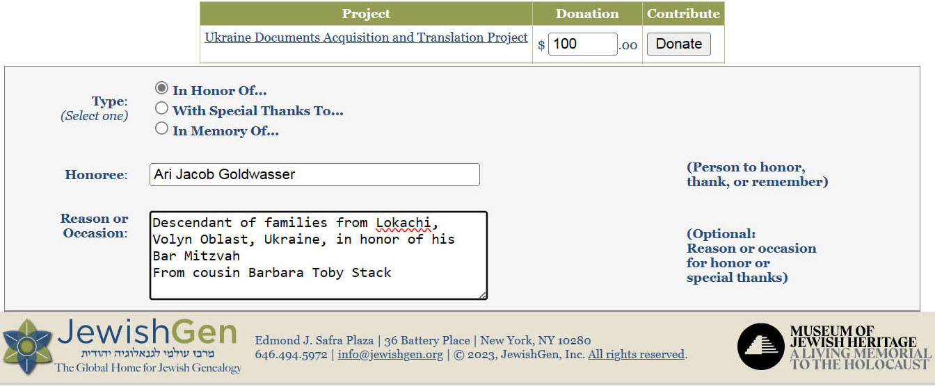 Barbara Toby Stack Genealogy Site